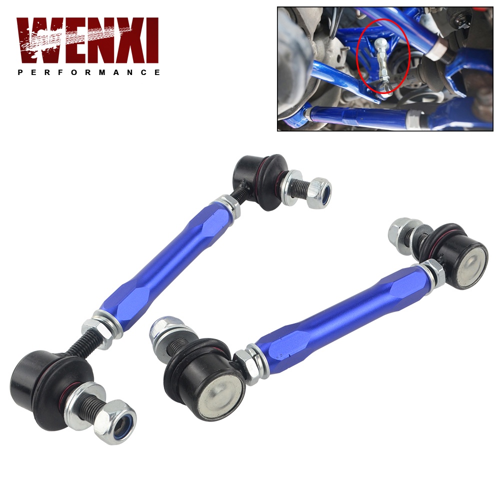 160mm-205mm Ball Joint Adjustable Roll Sway Bar End Link For Nissan ...