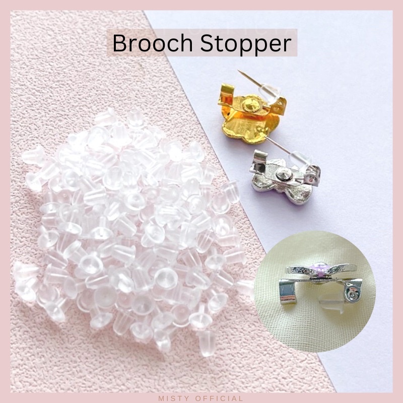 MISTY l Kerongsang Penahan 30pcs Brooch Stopper Penahan Kerongsang ...