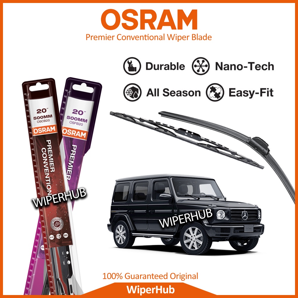 Osram Mercedes Benz G-Class (W463) 2012-2018 Premier Conventional Flat ...