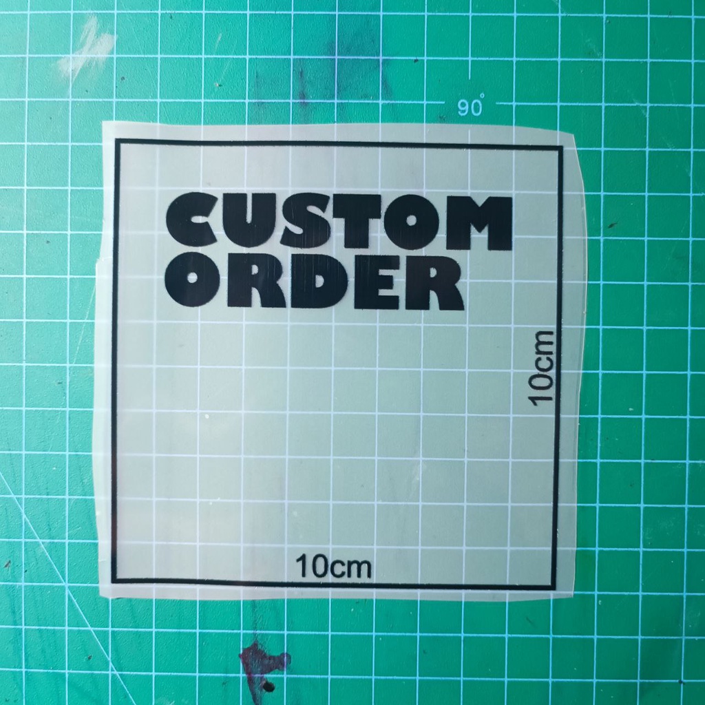 DIY Sticker Baju (Custom Order) Iron On / Heat Press | Shopee Malaysia