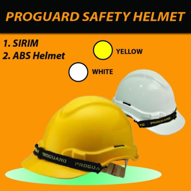[100% SIRIM CERTIFIED] Proguard Safety Helmet | Sirim Certified ...
