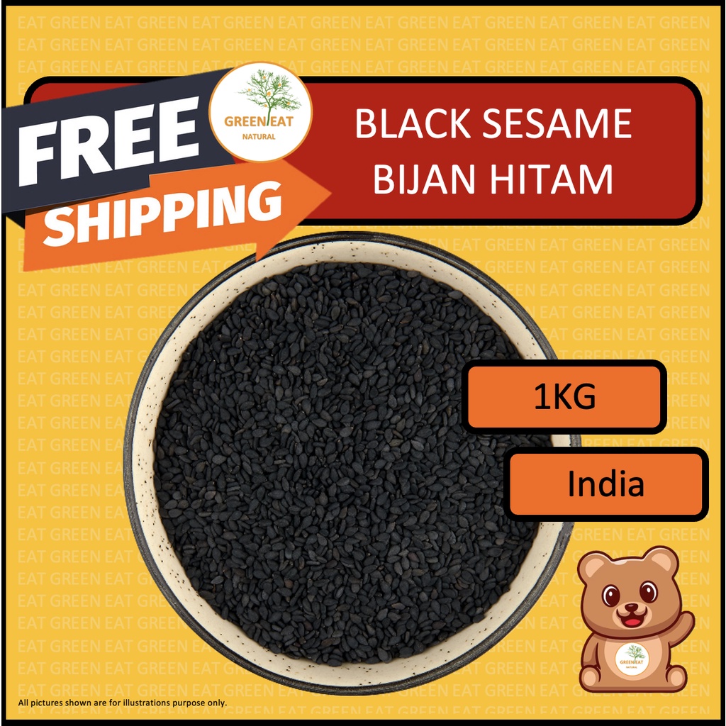 Bijan Hitam / Black Sesame Seed 黑芝麻 1kg | Shopee Malaysia