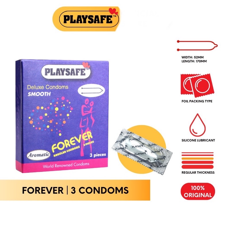 Playsafe Forever Condom (3's) | Shopee Malaysia