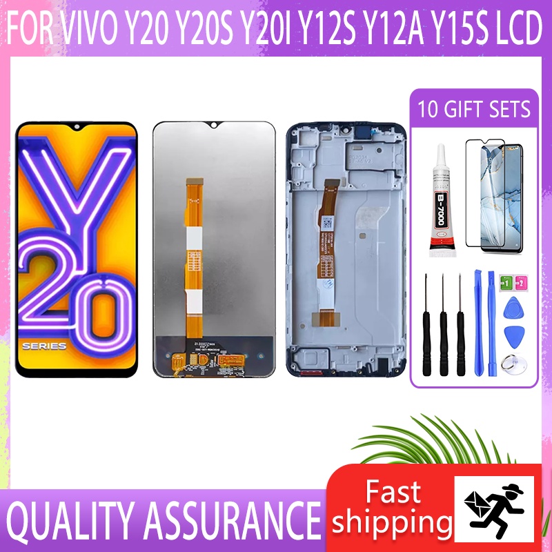 Original For VIVO Y20 V2043 Y20S Y20i Y12S Y12A LCD Display Screen With ...