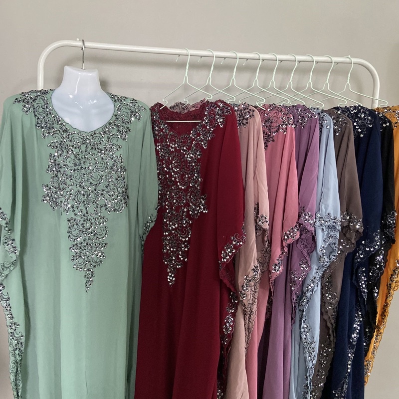 KAFTAN DAREENA LABUCI PENUH DENGAN 10 PILIHAN WARNA KAIN SELESA LEMBUT ...