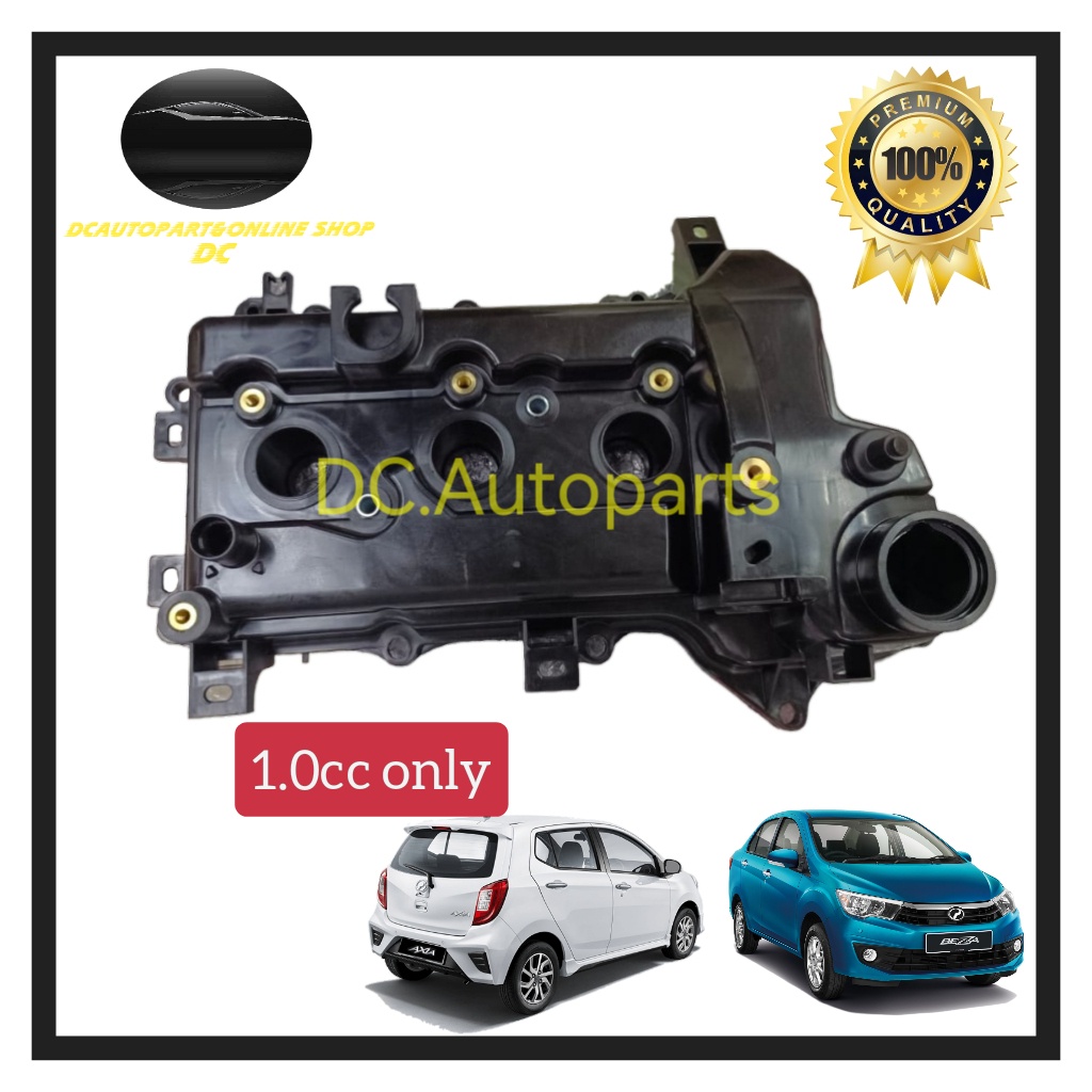 VALVE COVER ASSY / ROCKER COVER PERODUA AXIA BEZZA 1KR-DE ENGINE HEAD ...