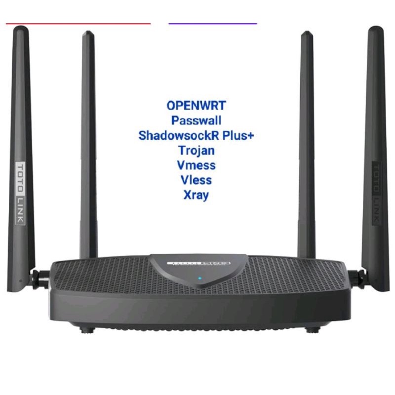 Totolink X5000R/AX1800 Wifi 6 Router Dual Band Wireless Siap Openwrt ...