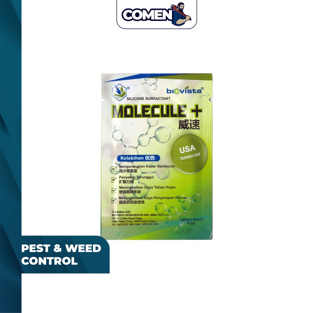 BIOVISTA Molecule+ 5ML USA Technology Chemical Fertilizer Wetting Agent ...