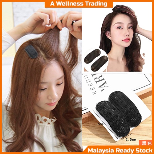 2pcs Women Creative Breathable Fluffy Hair Clips BB Clip Hair Root Pads ...