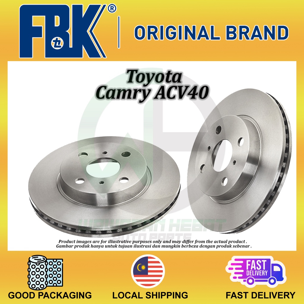 Toyota Camry ACV40 ACV41 Front / Rear Heavy Duty Brake Disc Rotor FBK [Original] 2007-2011 ...