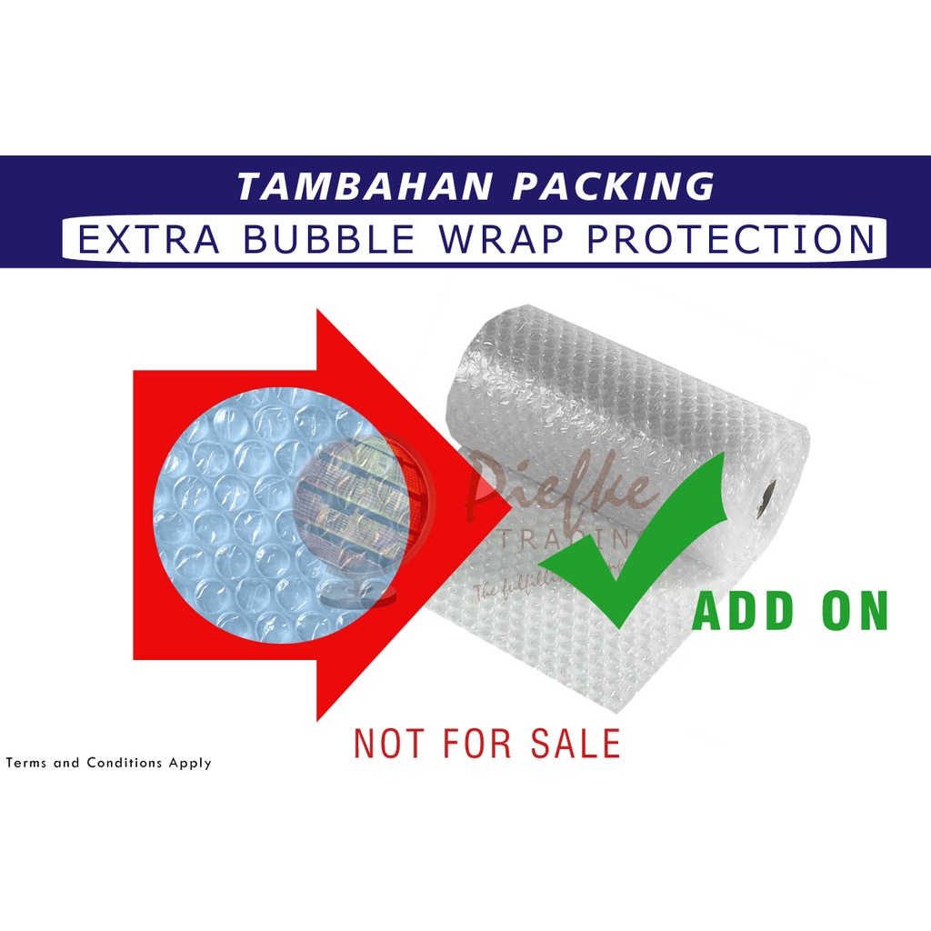 ADD ON - TAMBAHAN Extra Bubble Wrap On Packaging for Better Protection Service | Shopee Malaysia