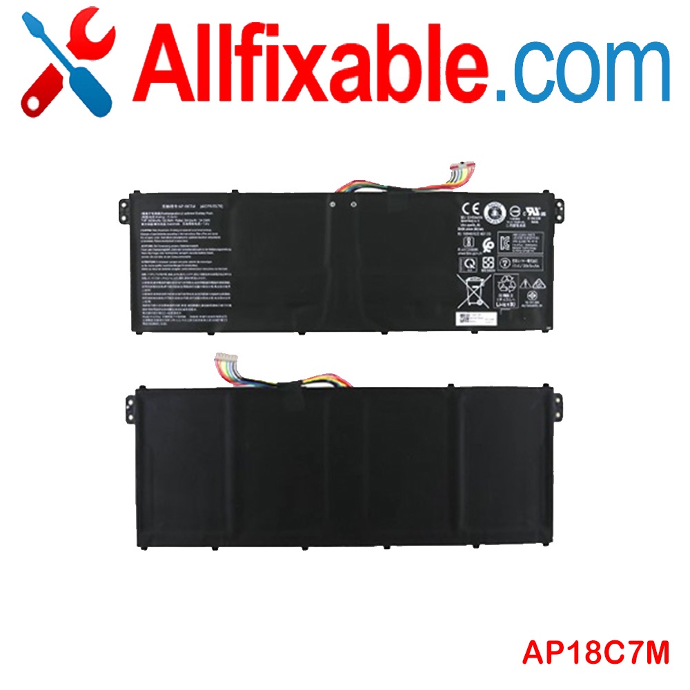 Acer Swift 5 SF514 Series SF514-54GT SF514-55TA AP18C7M AP18C7K 4 Cell ...