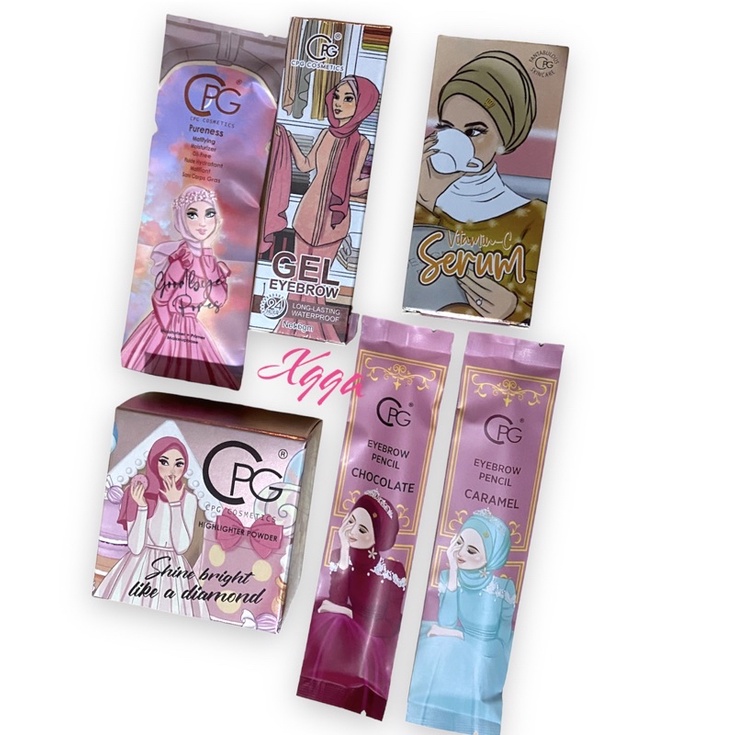 CPG COSMETICS GEL EYEBROW, cpg eyebrow pencil, cpg highlighter powder ...