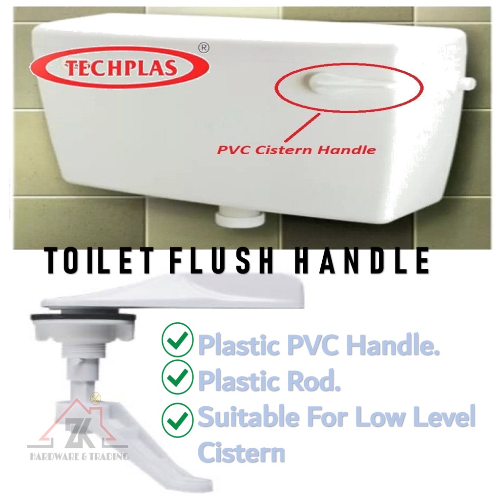 Bathroom Toilet Cistern Flush Low Level Handle Jamban Pemegang Tandas ...