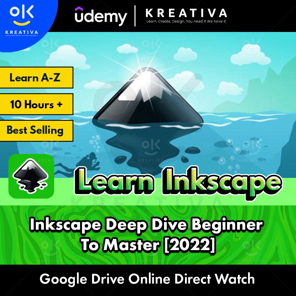 Video Course-Inkscape Deep Dive Beginner To Master [2022] | Learn Inkscape Course | Shopee Malaysia