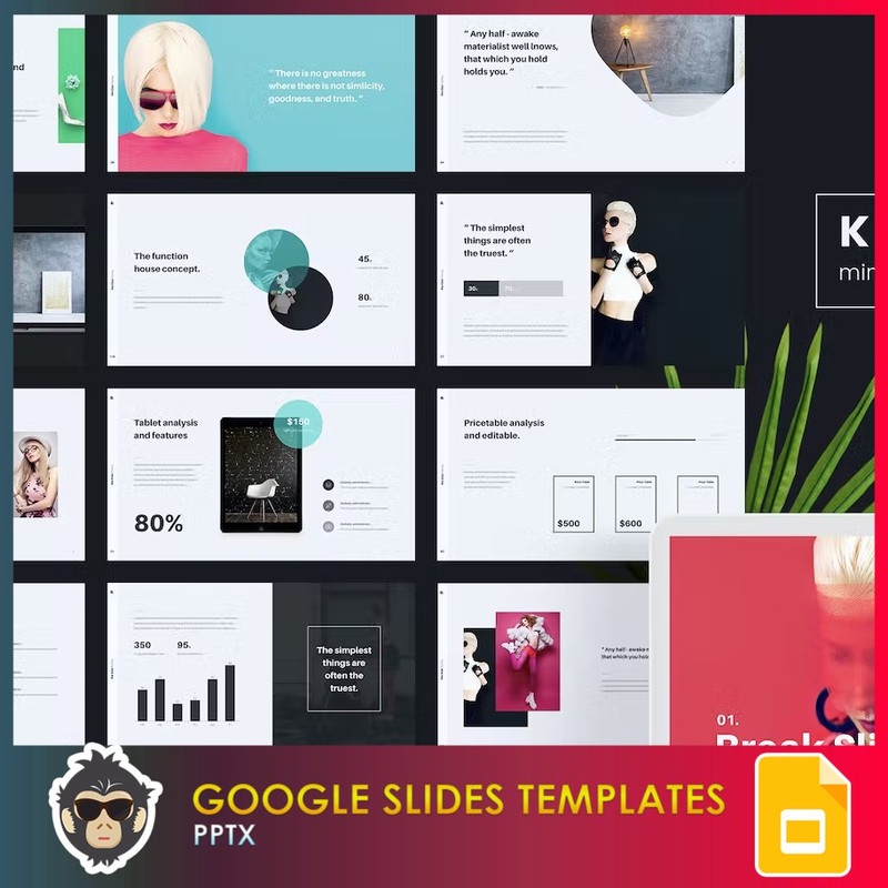 KLOE Minimal & Creative Template (Google Slides) | Shopee Malaysia
