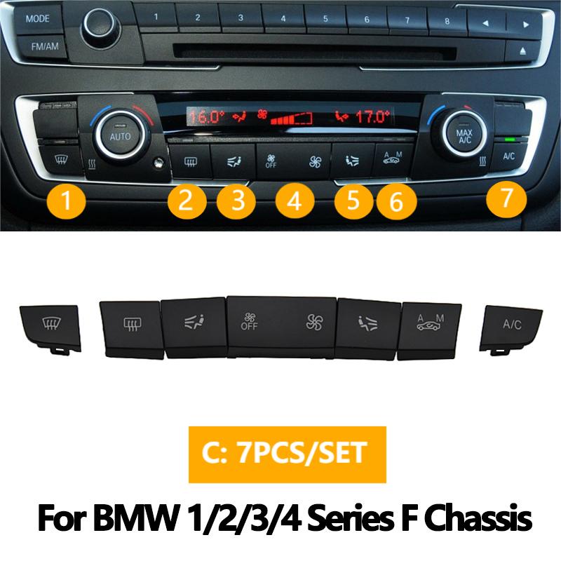 Car Dashboard CAir Conditioner AC Control Button CD Player Key Cap ...