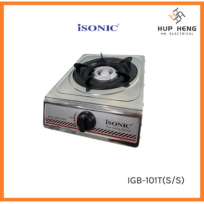ISONIC HOUSEHOLD GAS STOVE IGB-101T(S/S) | Shopee Malaysia