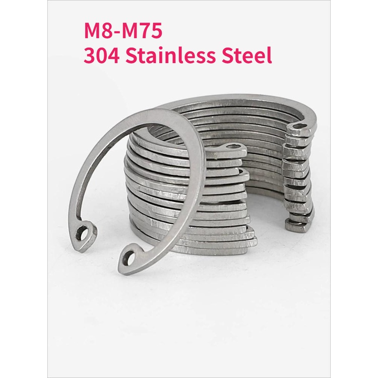 M8-M75 304 Stainless Steel Circlip for Hole Inner Circlip C Type ...