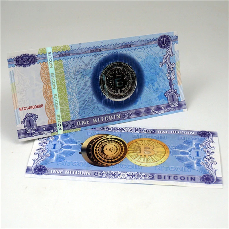 One Bit-Coin Collectible Banknote With Anti-Fake Mark (Contact us for ...
