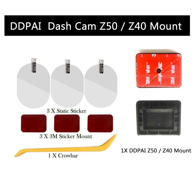 For DDPAI Dash Cam Z40 Mount 3M Film And Static Stickers For DDPAI Car ...