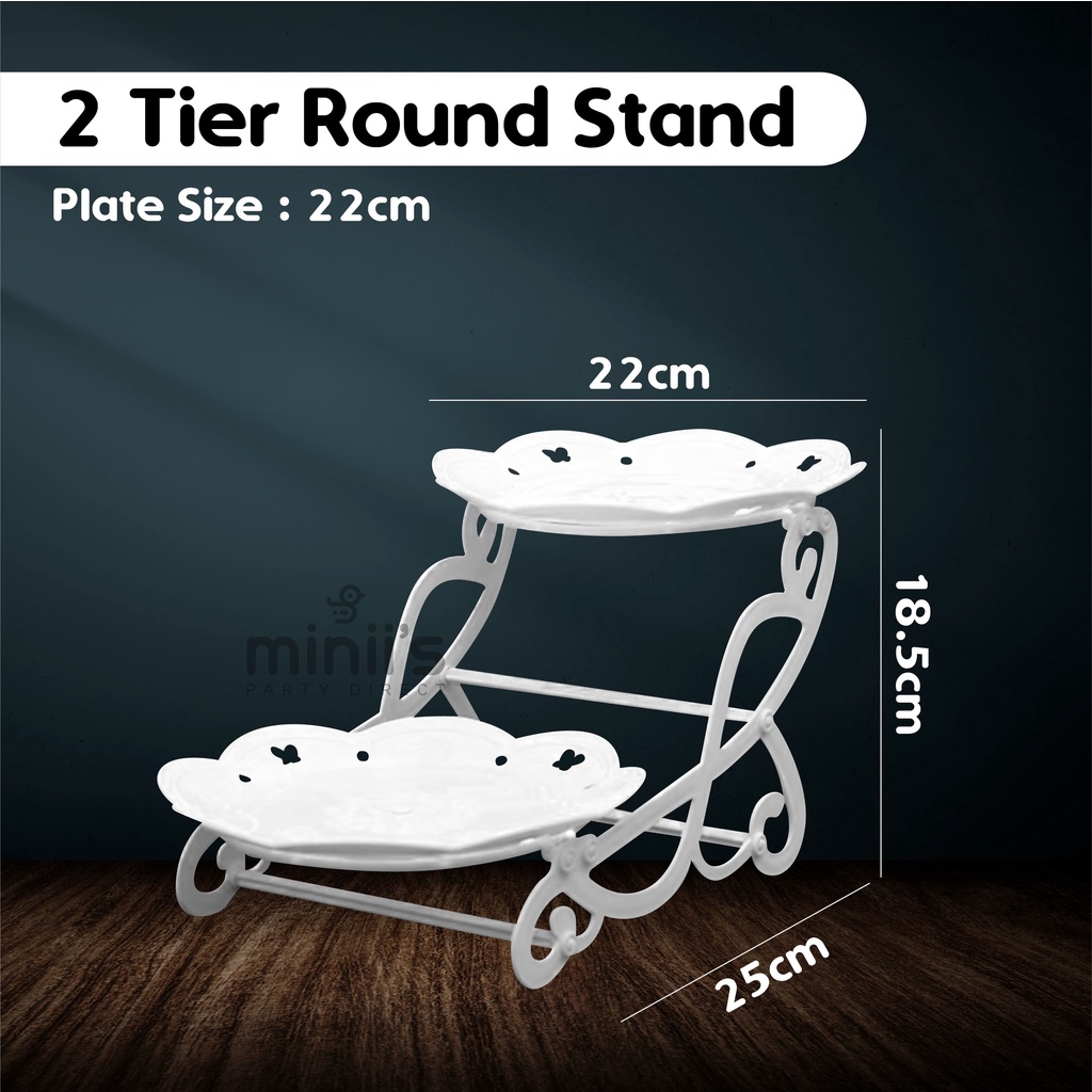 MINIIS PARTY Plastic Cake Stand Dessert Stand Dessert Tray Cake Stand ...