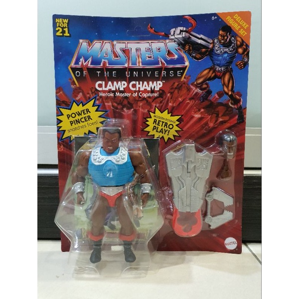 Mattel Motu Masters Of The Universe Origins Deluxe Clamp Champ Action ...