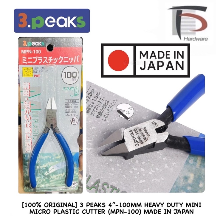 [100% ORIGINAL] 3 PEAKS 4”-100MM HEAVY DUTY MINI MICRO PLASTIC CUTTER ...