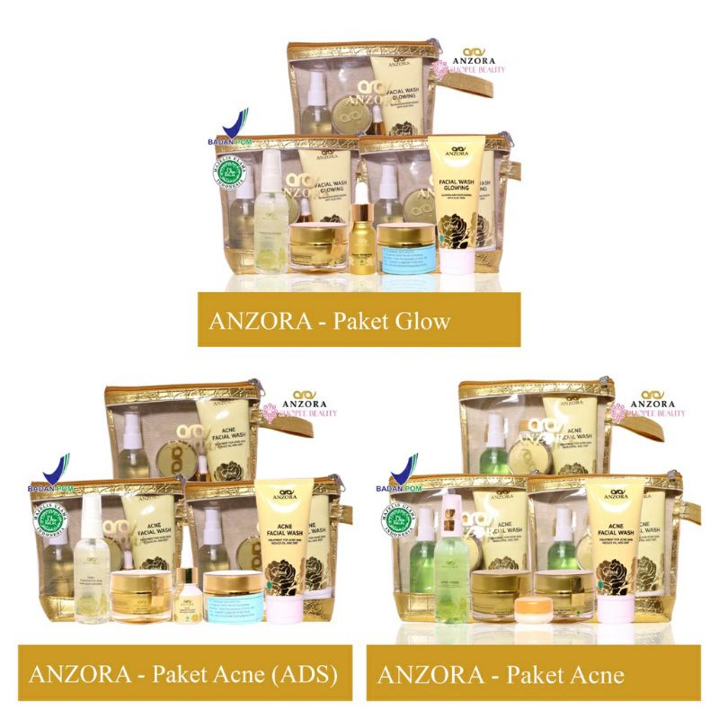 Free BOX CONTAINER | Anzora SKINCARE GLOW / ACNE / ACNE DARK SPOT ...