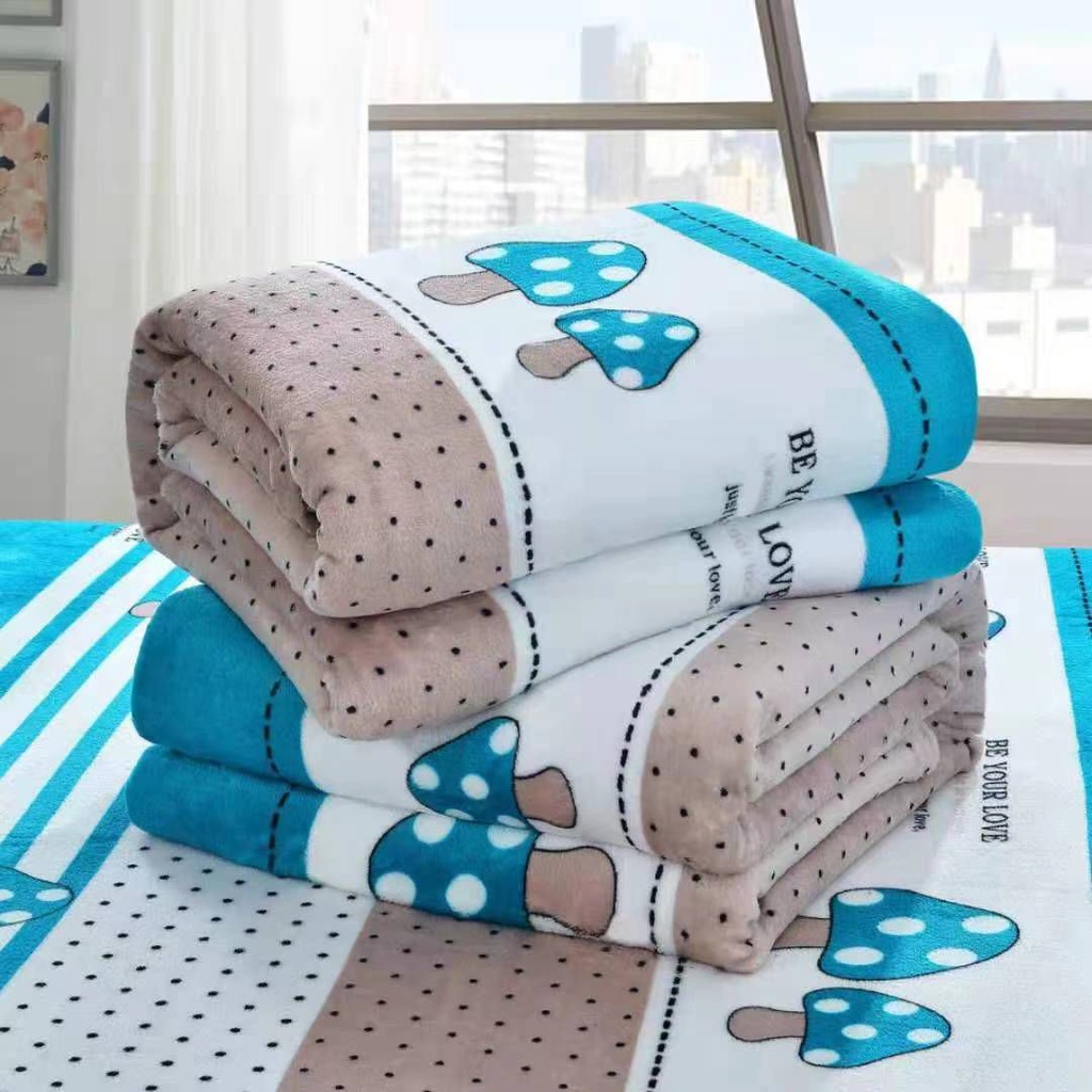 Single Cartoon Blanket 130x195cm Selimut Kartun Single Size for Kid ...
