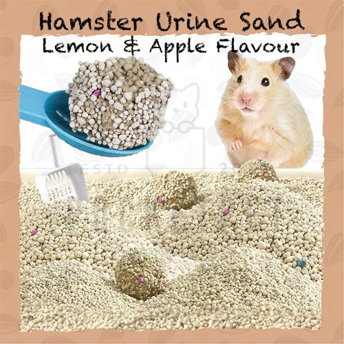 Hamster Urine Sand Apple Lemon Flavour Toilet Sand Pad Sand For Small Animal Pasir Kencing ...