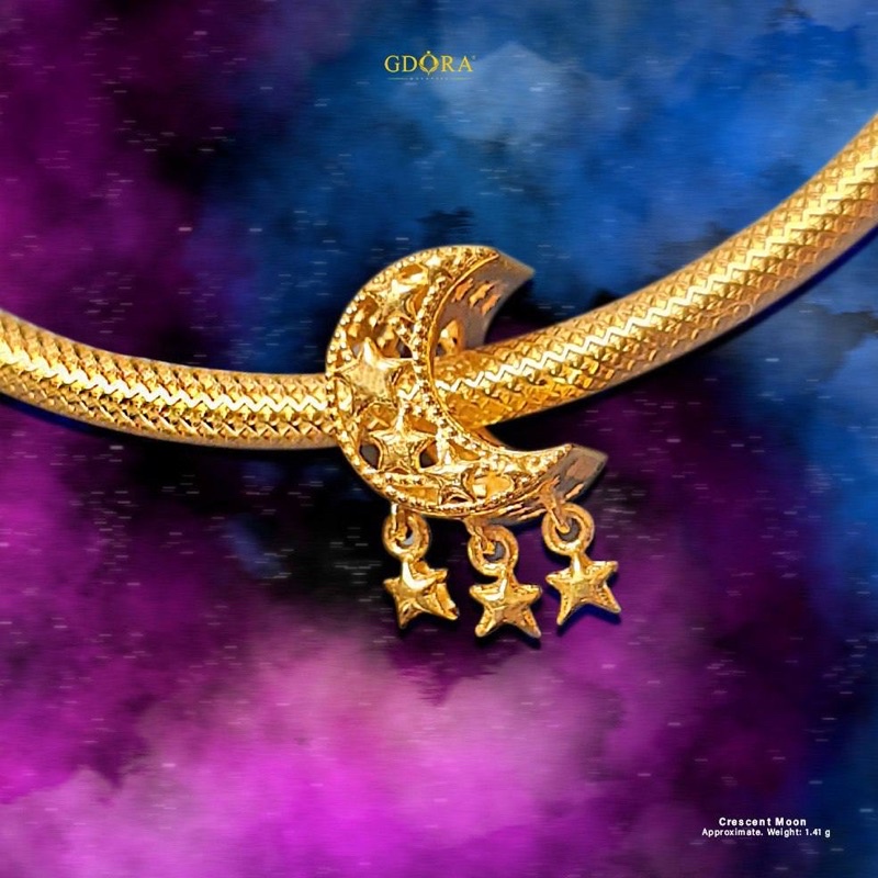 Niza Dora Gold Gdora Crescent Moon Bead | Shopee Malaysia