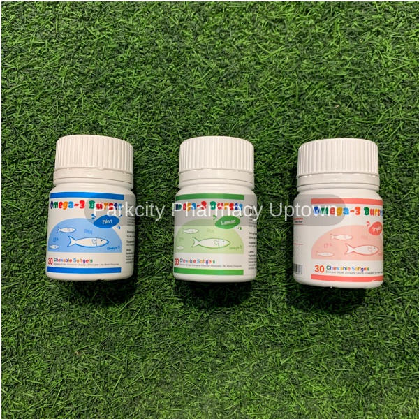 Flaxmax Omega 3 Burst Chewable Softgels No Fishy Taste (30 Softgels ...