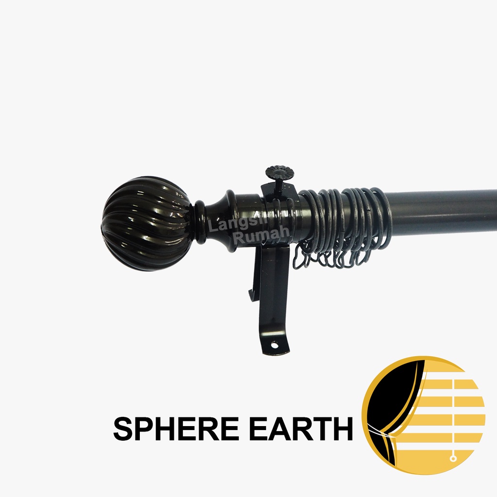 LANGSIR RUMAH CALISTA Aluminium Extendable Curtain Rod/Rod Langsir /Rod ...