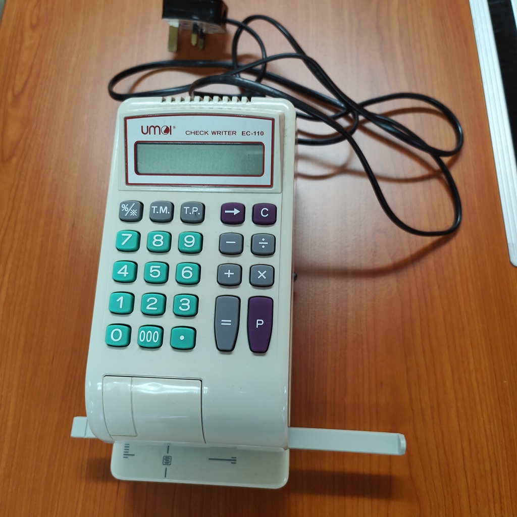 Umei Check / Cheque Writer Model EC-110 EC110 | Shopee Malaysia
