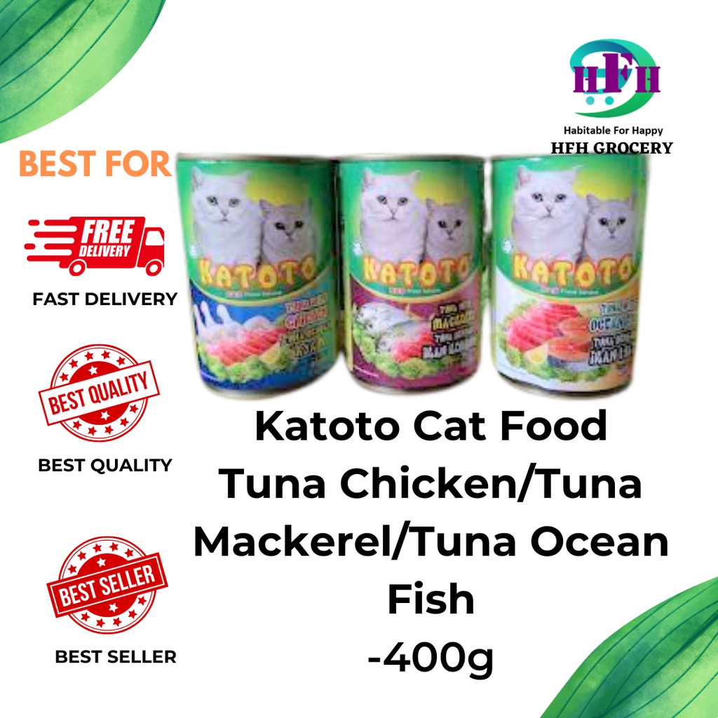 🔥Katoto Cat Food Tuna Chicken/Tuna Mackerel/Tuna Ocean Fish (400g)🔥 ...