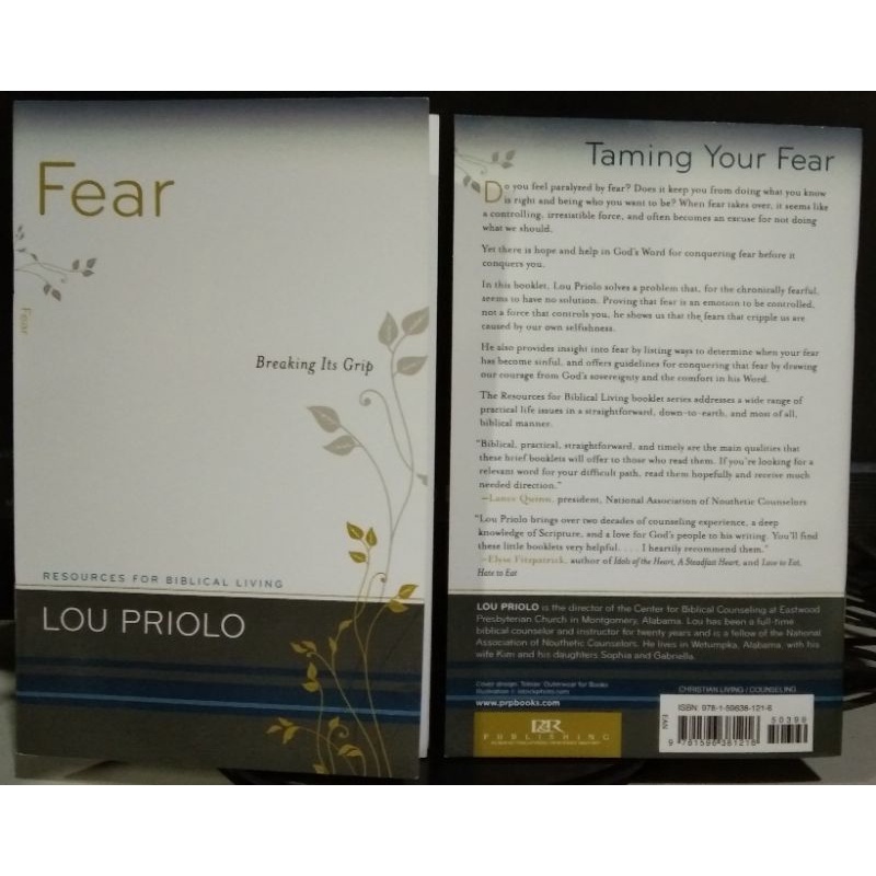 FEAR: Breaking Its Grip By: Lou Priolo | Shopee Malaysia