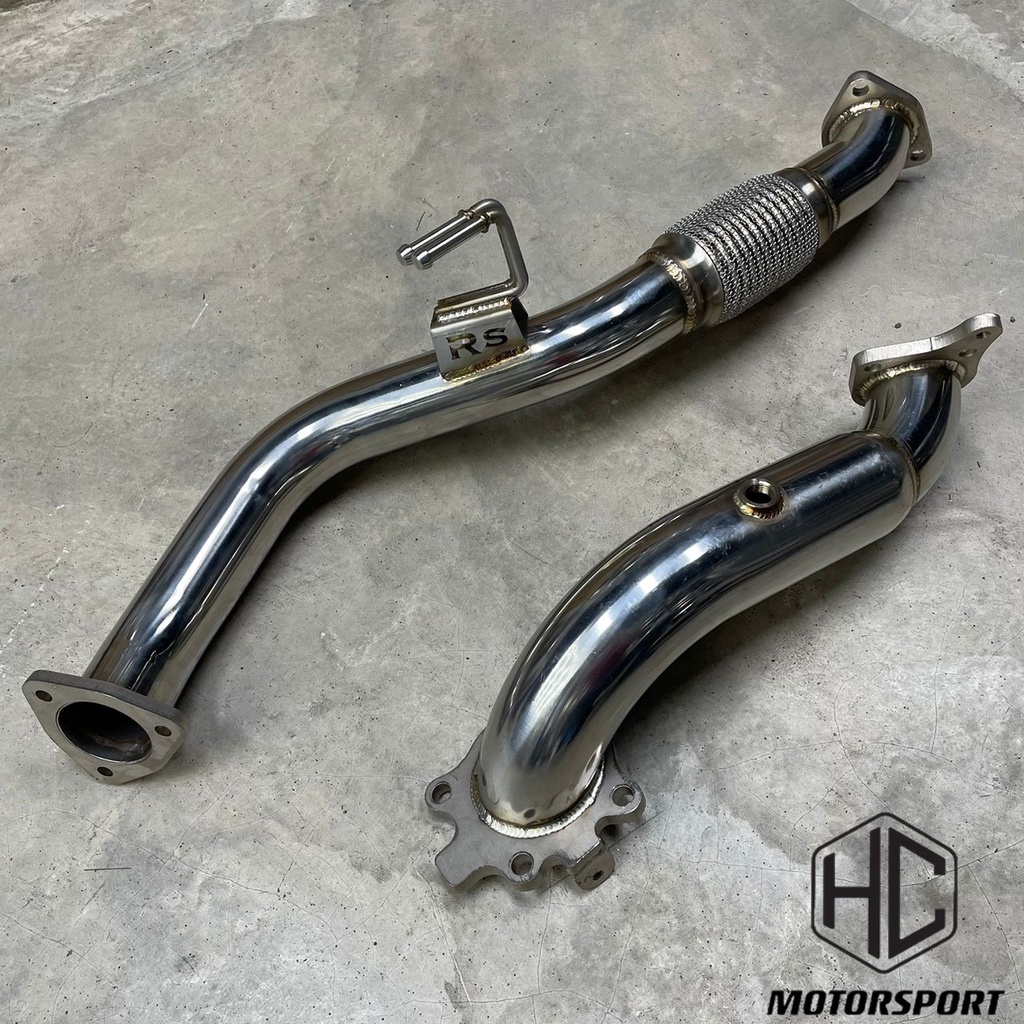 HONDA CIVIC FE 1.5 TURBO DOWNPIPE HEADER AND FRONT PIPE EXHAUST PIPE ...