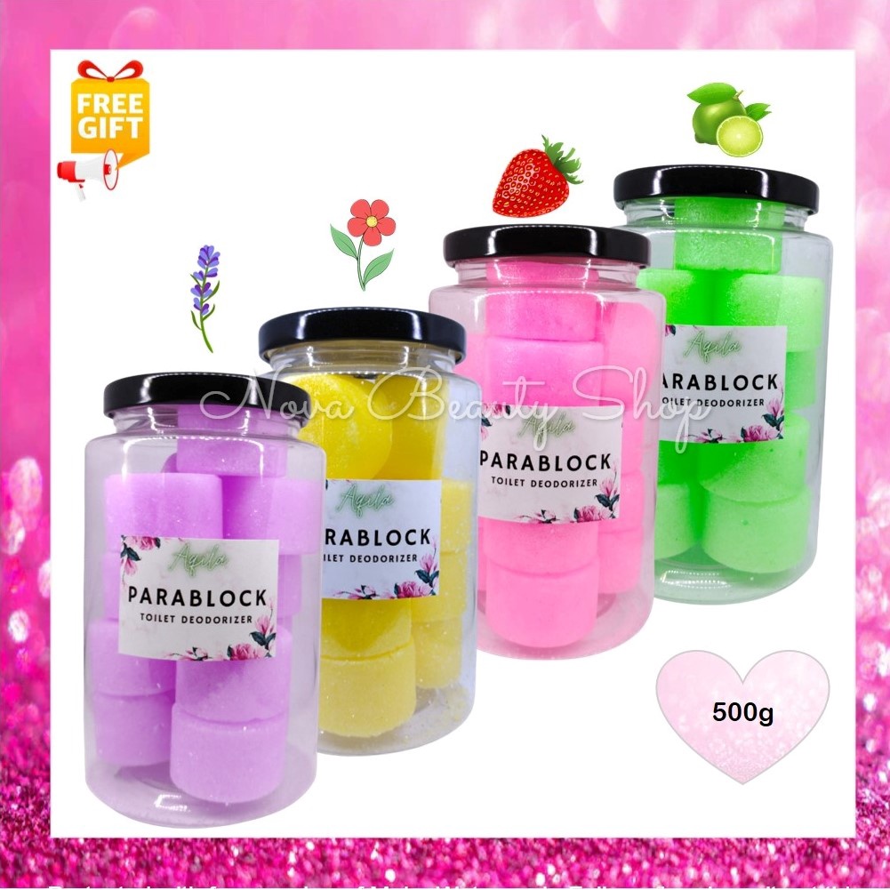 500g Deodorant Para Block Toilet Deodorant Block Ubat Gegat Kuning Ungu Hijau Pink Pewangi ...