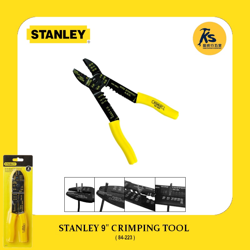 STANLEY 9" Crimping Tool ( 84-223 ) | Shopee Malaysia