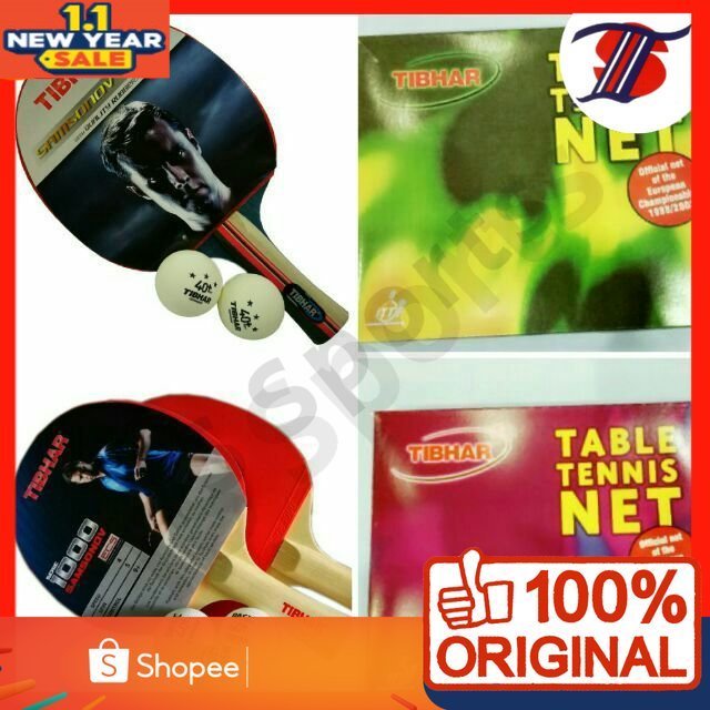 Tibhar table tennis bats / net Table Tennis Bat 2 in1 With Ping Pong ...