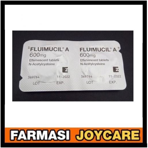 Fluimucil A 600mg 1 TABLET (Exp: September 2026) | Shopee Malaysia