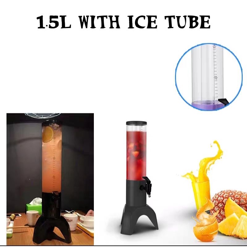 KT WARE Juice Tower Bekas Air Menara Balang Air Tabung Air Jug air Beer ...