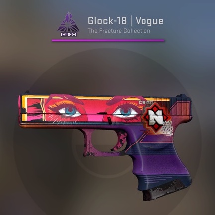 CSGO Skin Vogue with sticker, Instant Trade | Shopee Malaysia