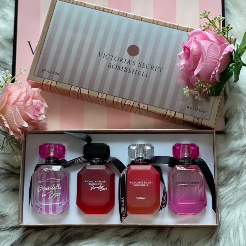 Victoria's Secret Bombshell Miniature set 4 in 1 | Shopee Malaysia