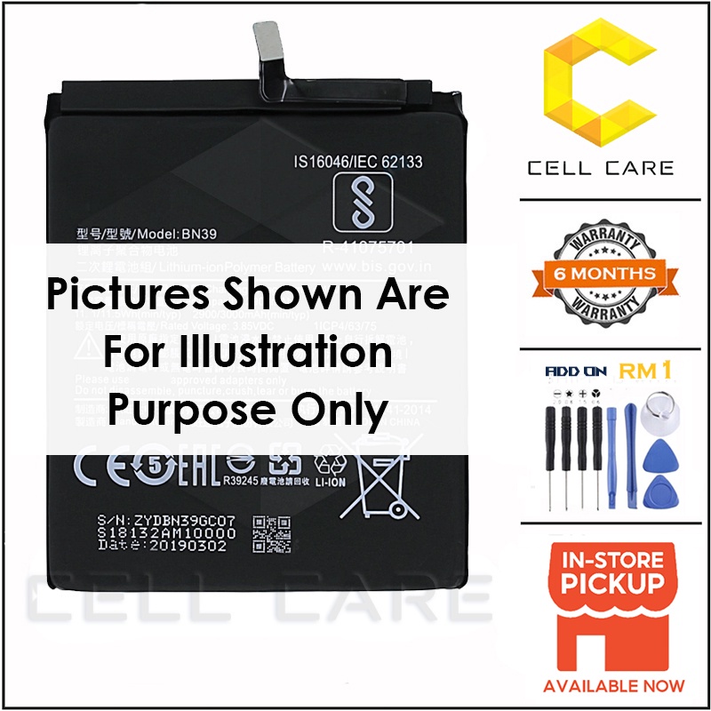 Battery Compatible For MII PLAY BN39 (3000 mAh) | Shopee Malaysia