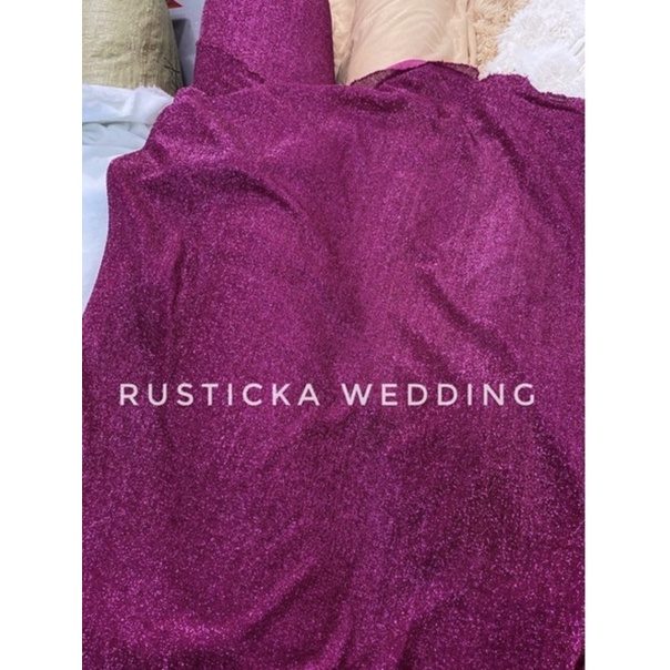 Kain Glitter Bidang 60 inch Shining Cloth Stretchable Fabric Selfie ...