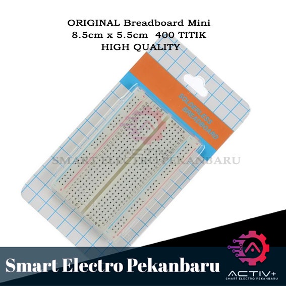 Original Mini Breadboard 8.5x5.5cm 400point Mini Solderless Breadboard ...