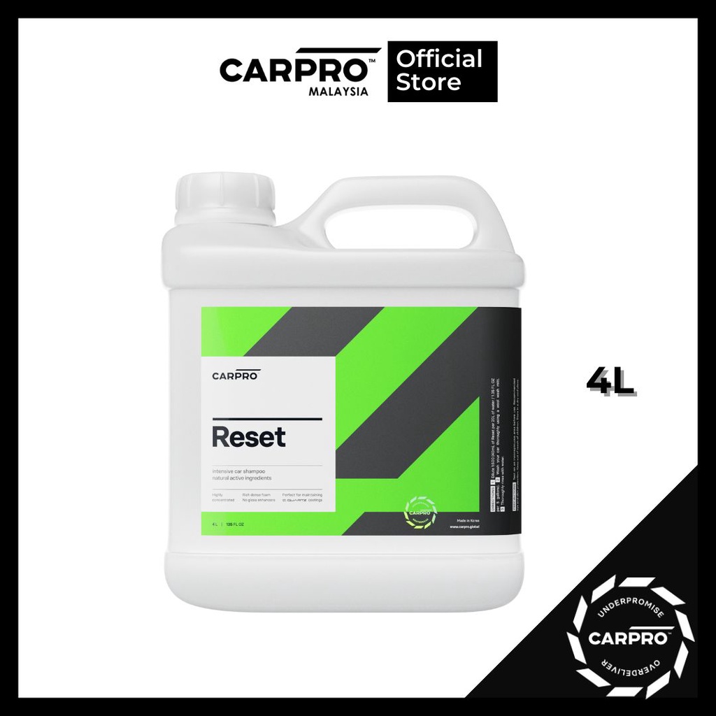 CARPRO Reset (4L) - Intensive pH Balanced Car Shampoo - Non additive ...