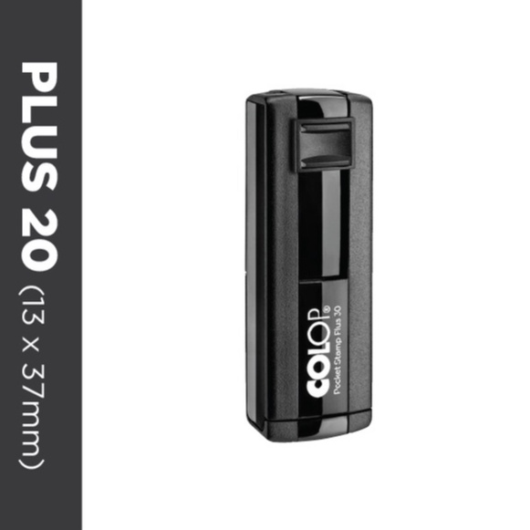 SAME DAY POS * Rubber Stamp * COLOP Self Inking Pocket Rubber Stamp Plus 20 | Plus 30 | Shopee ...